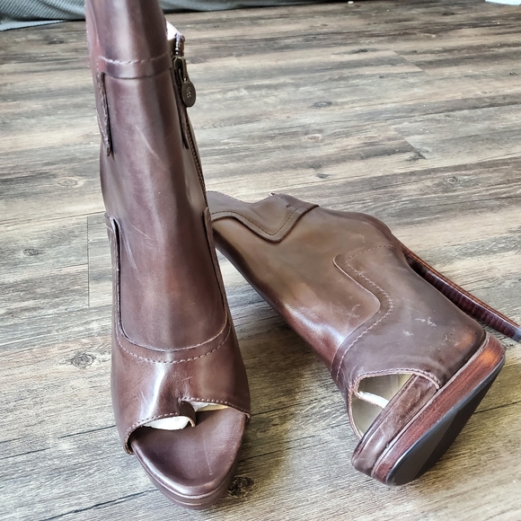 Max Studio | Shoes | Max Studio By Leon Max Open Toe Booties | Poshmark